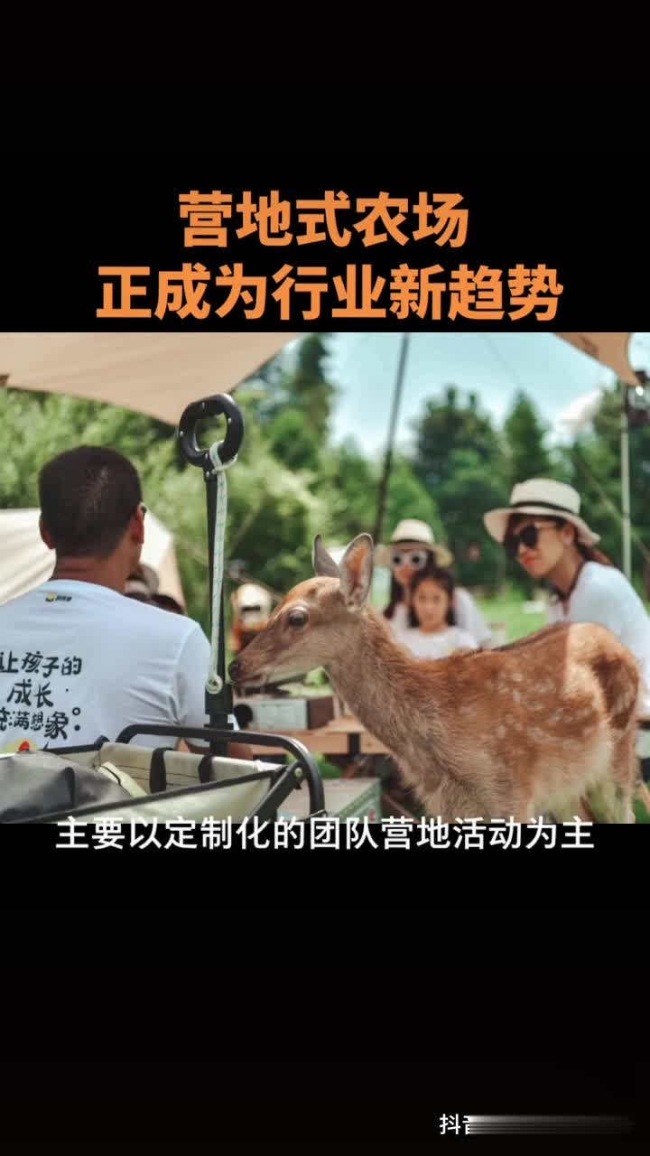 营地式农场,以团队为主,客单价高,运营成本低,项目更新迭代成本低