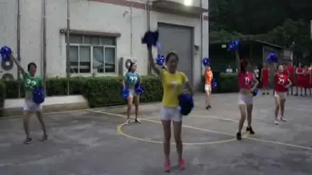 简单的创意开场舞 啦啦操向前冲简单易学