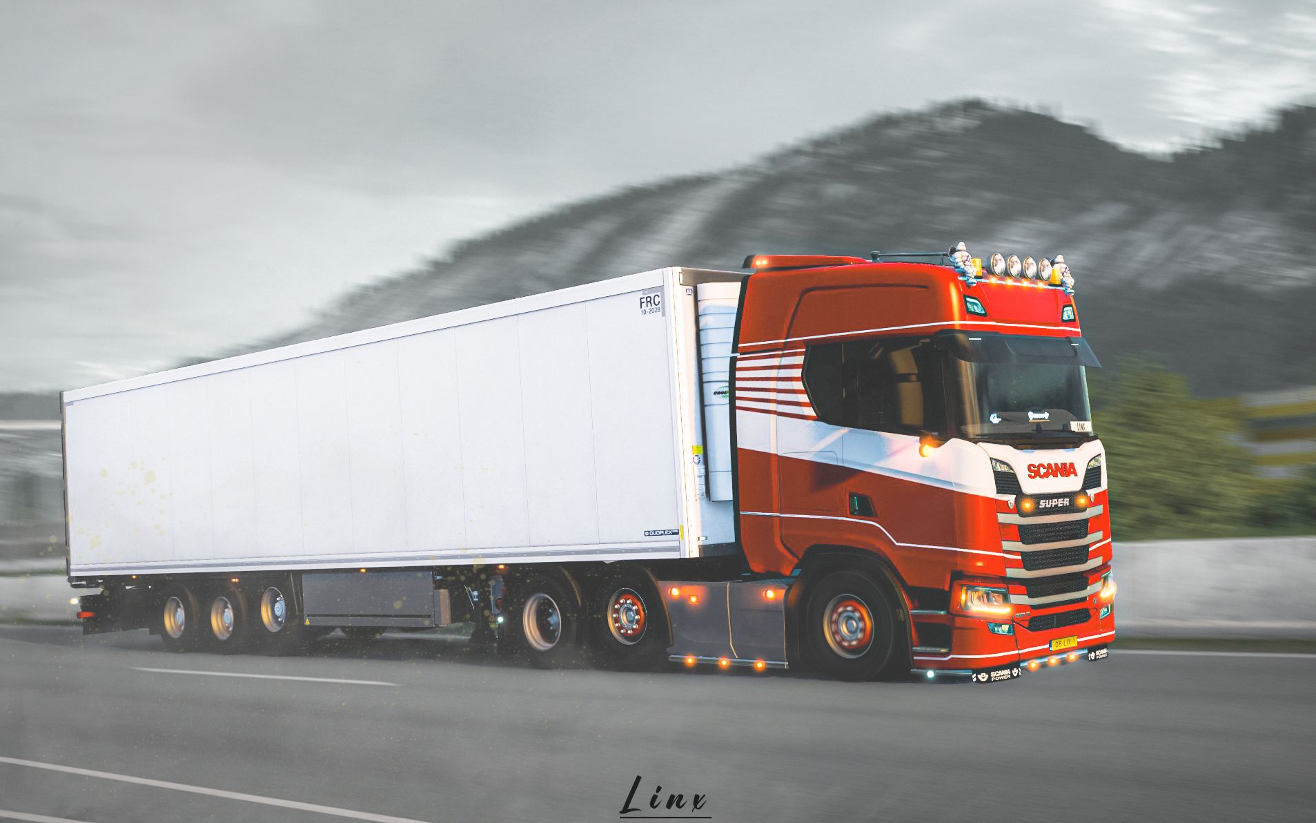 欧洲卡车模拟2 :ETS666 MONTHLY CONVOY #11 | 联机录像 | Trucker...