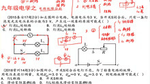 初中物理电学:细说电路故障,讲练两道真题