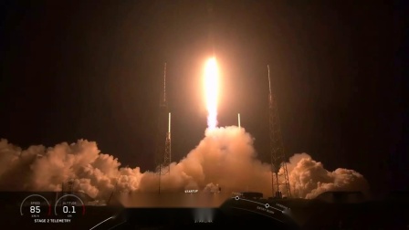 Starlink测试星01组共60颗由猎鹰九号火箭自卡角成功发射