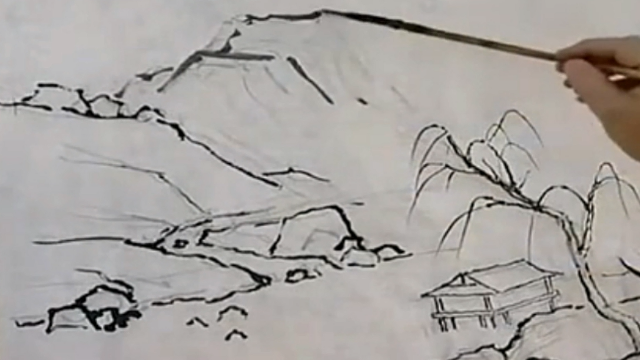 中国国画艺术——山水画技法