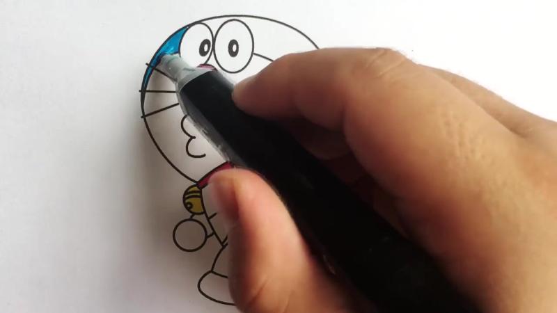 简笔画可爱的哆啦A梦