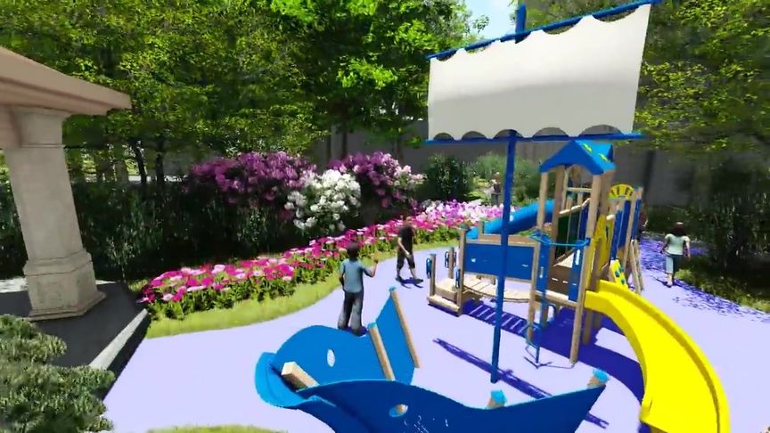 景观设计毕业设计居住区lumion视频