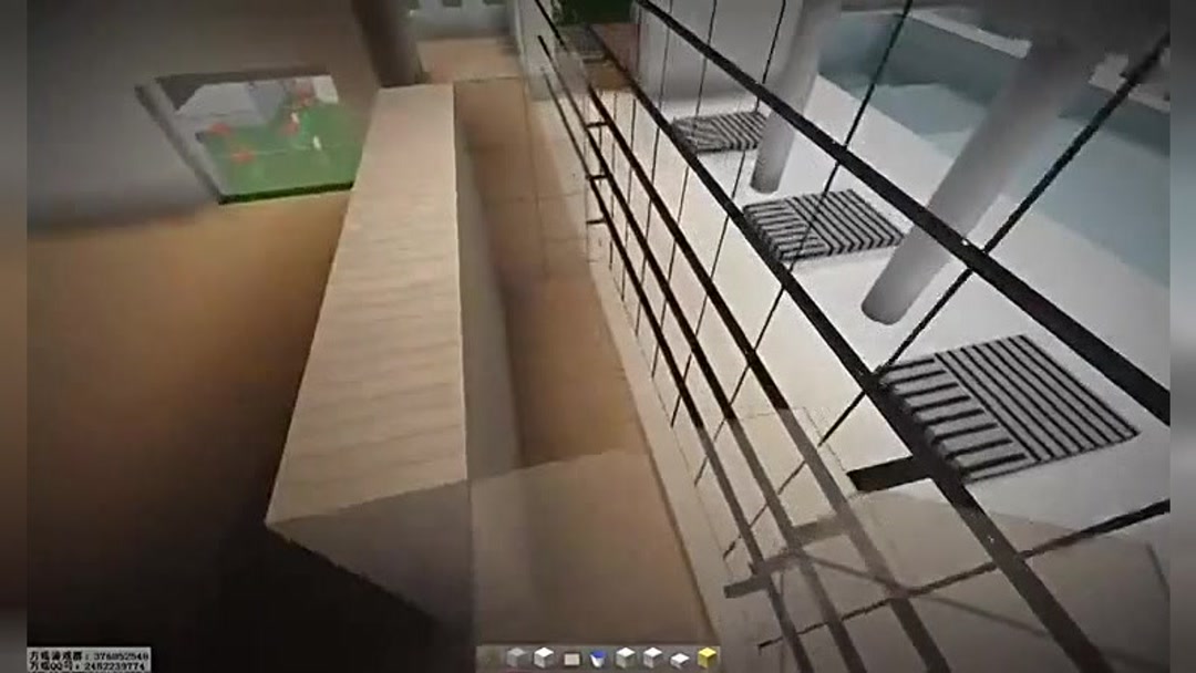 我的世界别墅建造教程 黑白大型别墅04