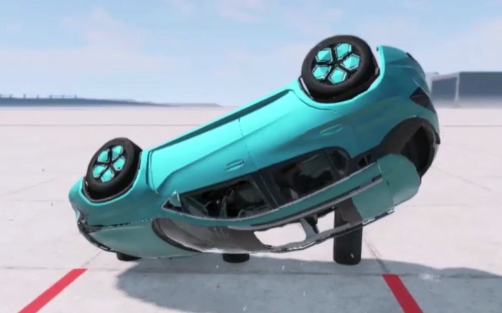 【BeamNG】汽车高质量翻滚 #3