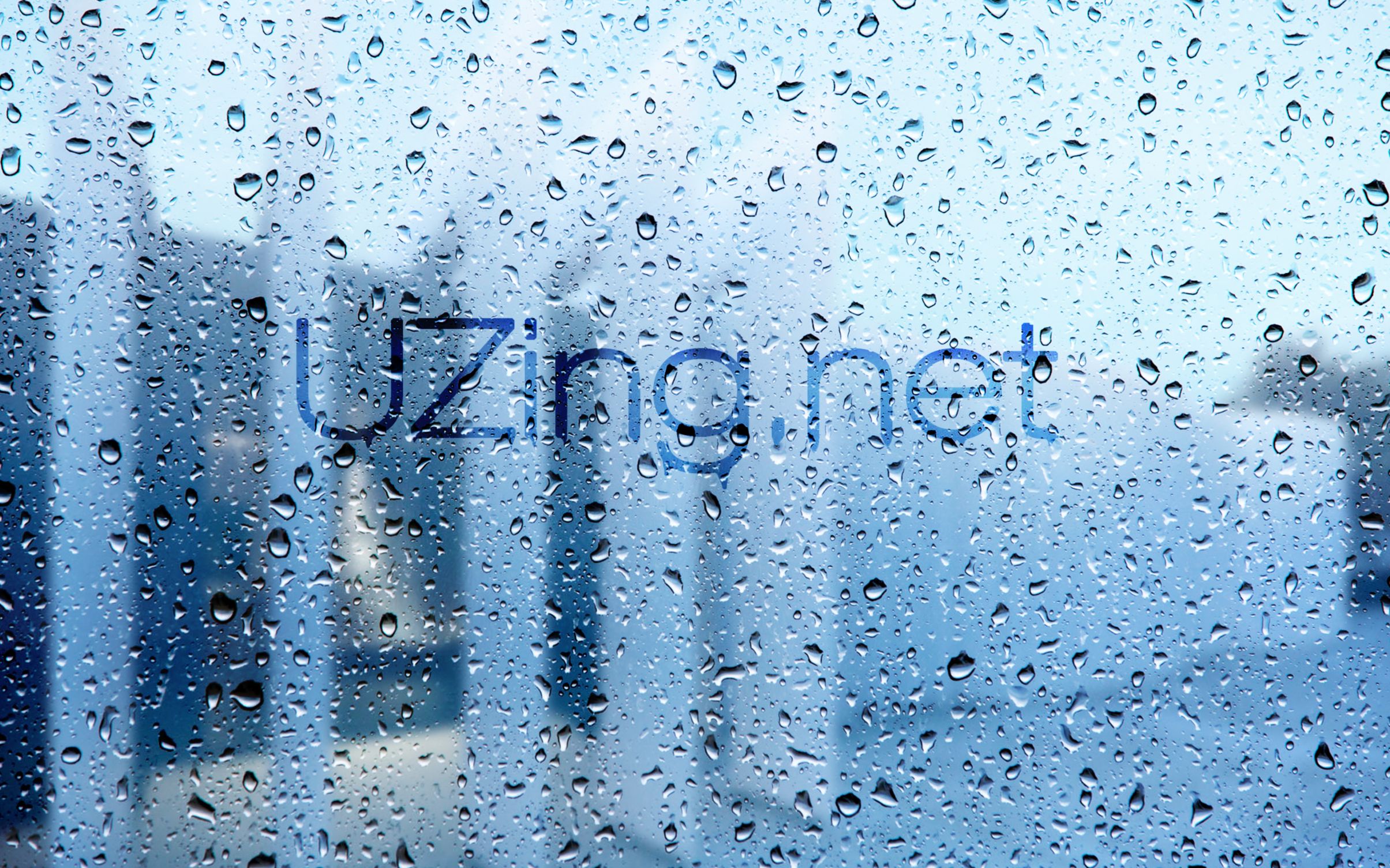PS教程:如何在沾满雨滴的玻璃上写字