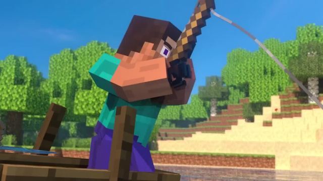 我的世界MC动画:海底冒险之穿帮镜头