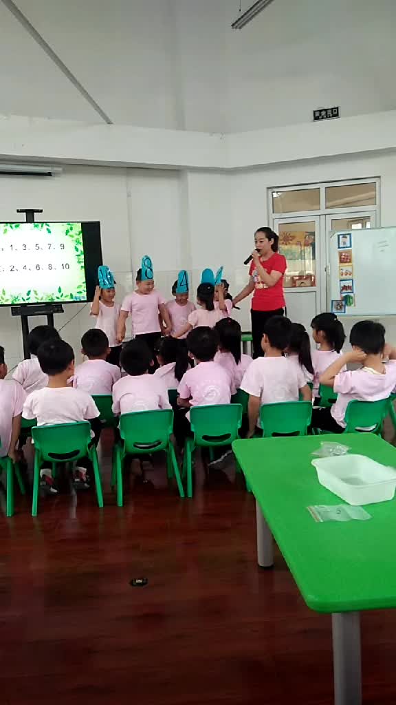 大班游戏,认识单双数