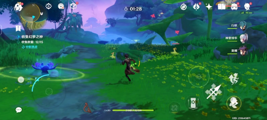 【原神】 收集幻梦的种子15个/森林书