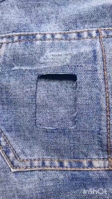 抖音小星,衣服破洞这样完全无痕