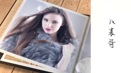 书本翻页相册展示PR模板