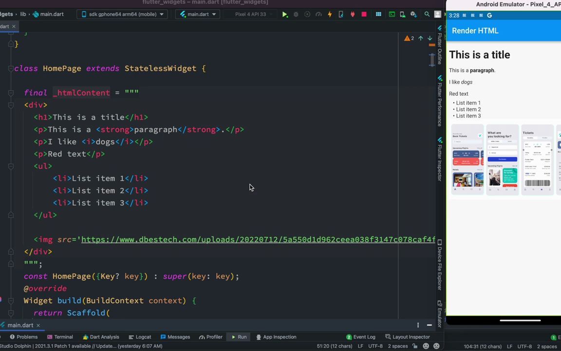 Flutter Render HTML Content With CSS | Flutter 使用 CSS 渲染 HTML ...