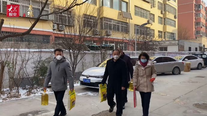 果然视频|聊城市科协开展春节走访慰问活动
