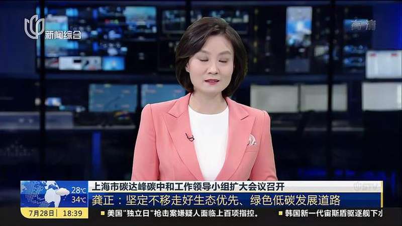 上海市碳达峰碳中和工作领导小组扩大会议召开