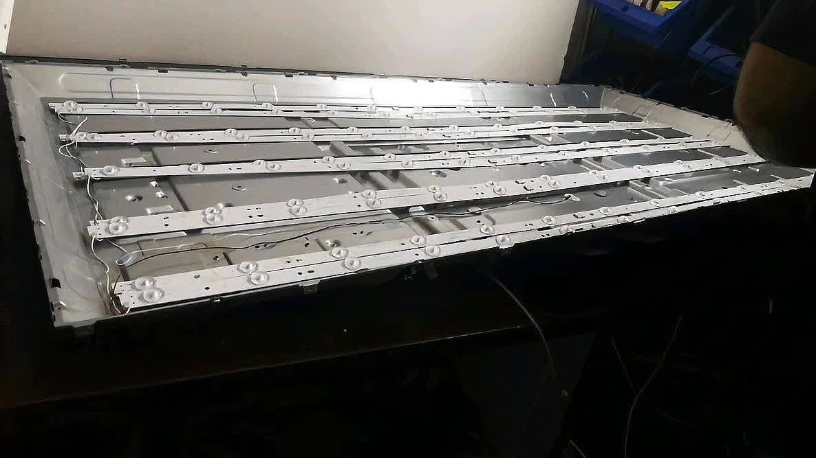 液晶电视修屏中,干就完了