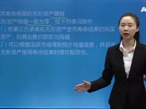 2019中级会计实务 第二十四讲:第六章 第三节 无形资产的后续计量