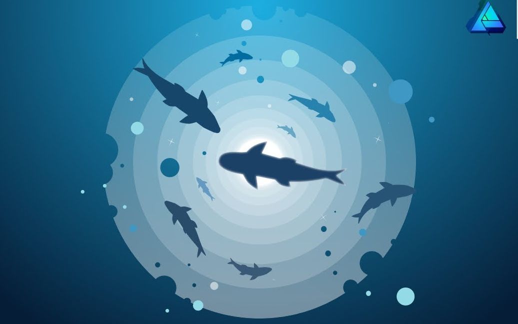 【插画教程】5分钟教你绘制海底世界