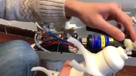 美的净水器10寸滤芯安装MRO101-5 MRO101A-5 MRO102-5等等一体...