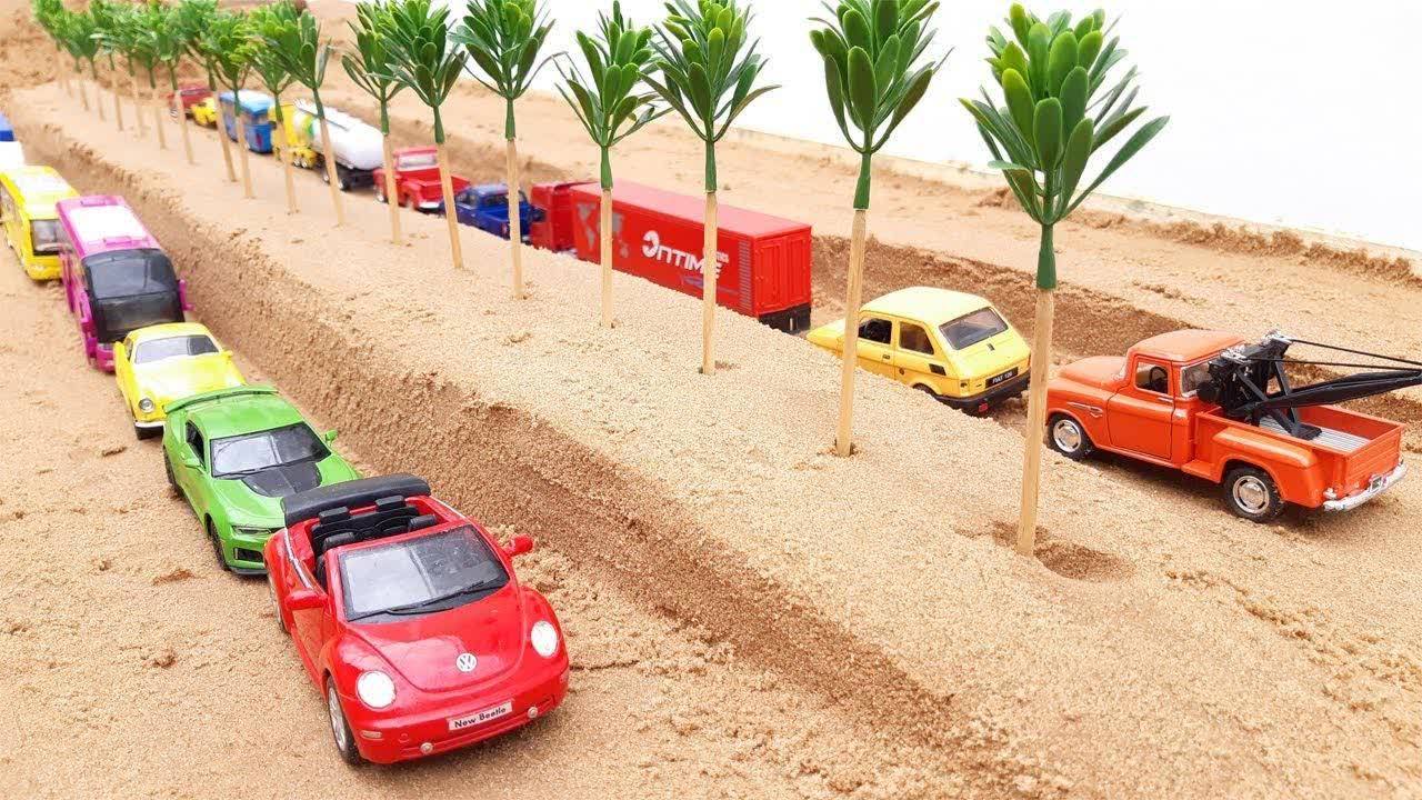 卡通玩具汽车 翻斗车挖掘机修路