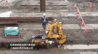 日本静压植桩机拉森钢板桩施工案例
