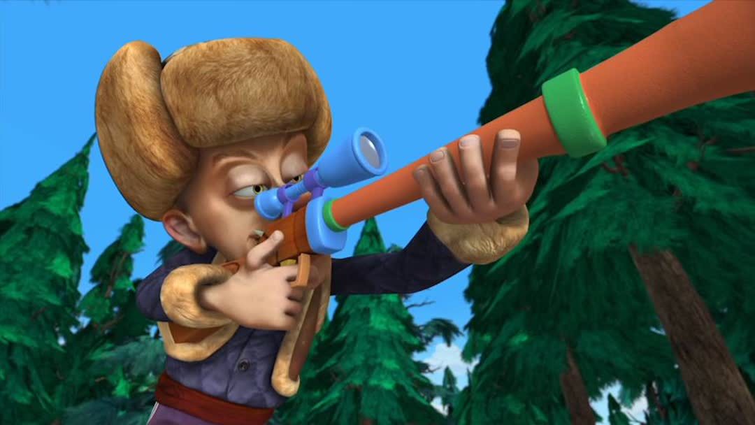 经典儿童搞笑动画片,保镖光头强