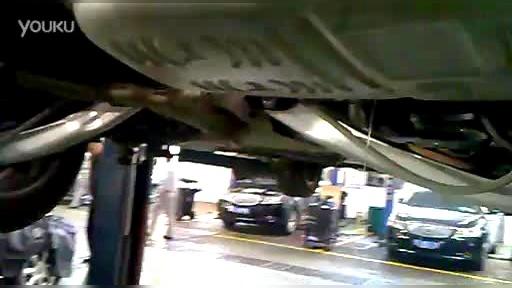 新君越排气管打孔放水
