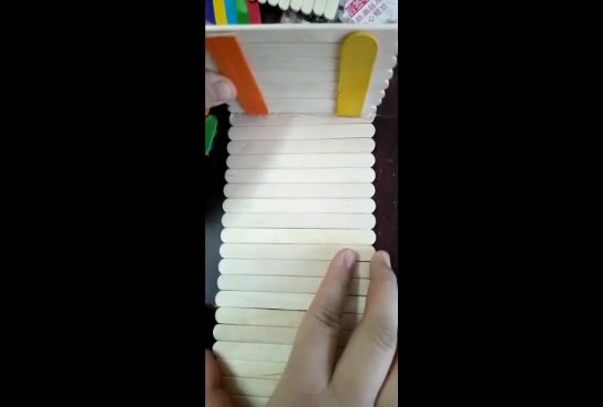 手工diy雪糕片房子制作