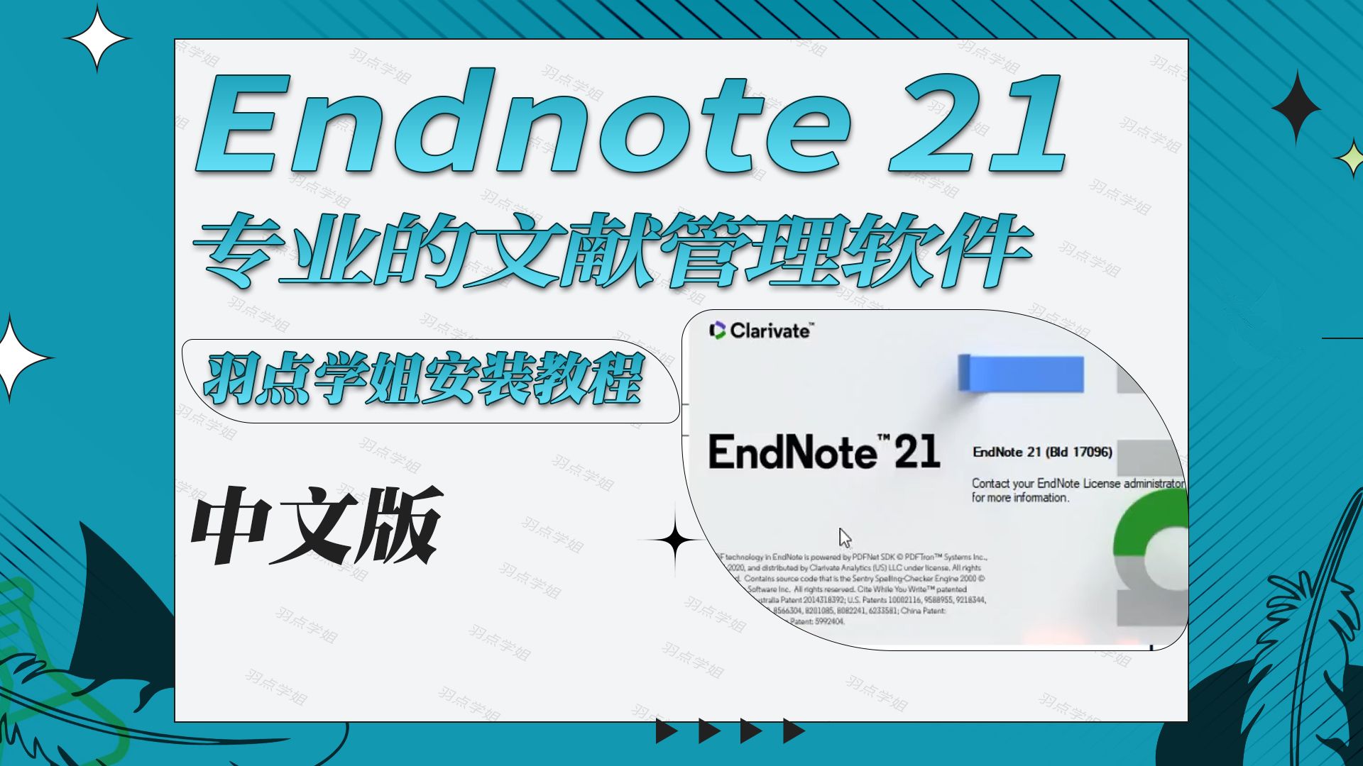 中文版Endnote 21文献管理一键安装+word加载