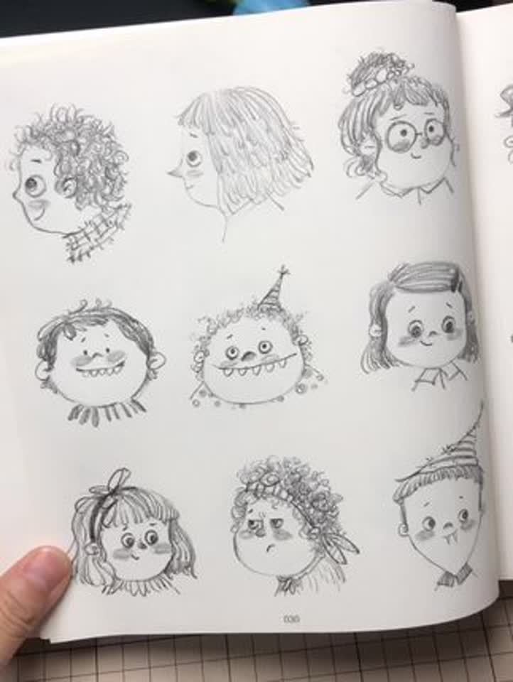 1000幅例,画完了你也是插画高手,满满的都是干货#简笔画 #想画就画 #...