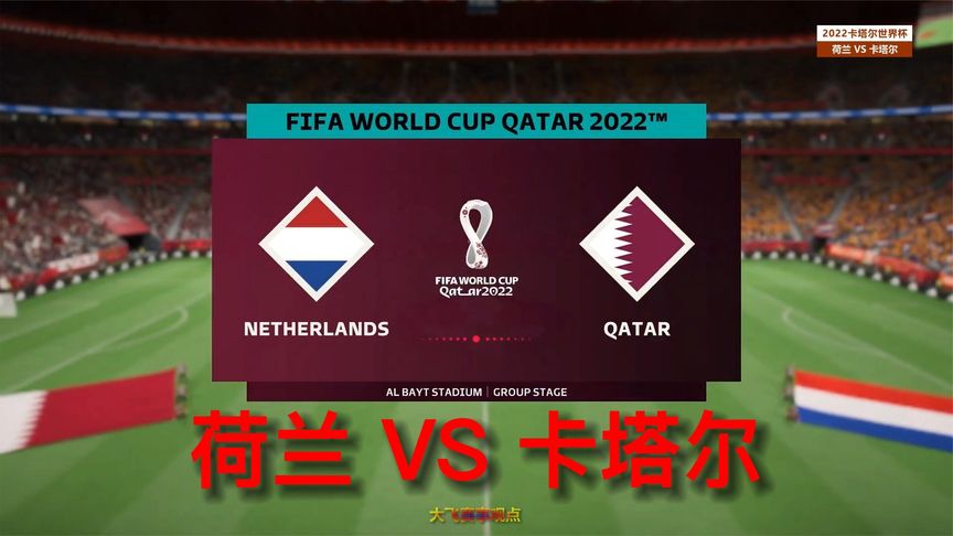 卡塔尔世界杯A组第三轮,卡塔尔 VS 荷兰 ,先睹为快动画推演!