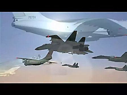3D制作 歼11大战美国航母_标清.mp4