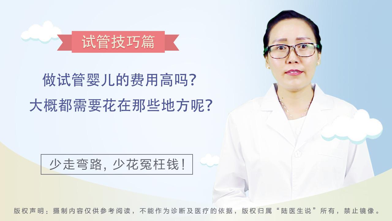 做一次试管婴儿需要花多少钱?