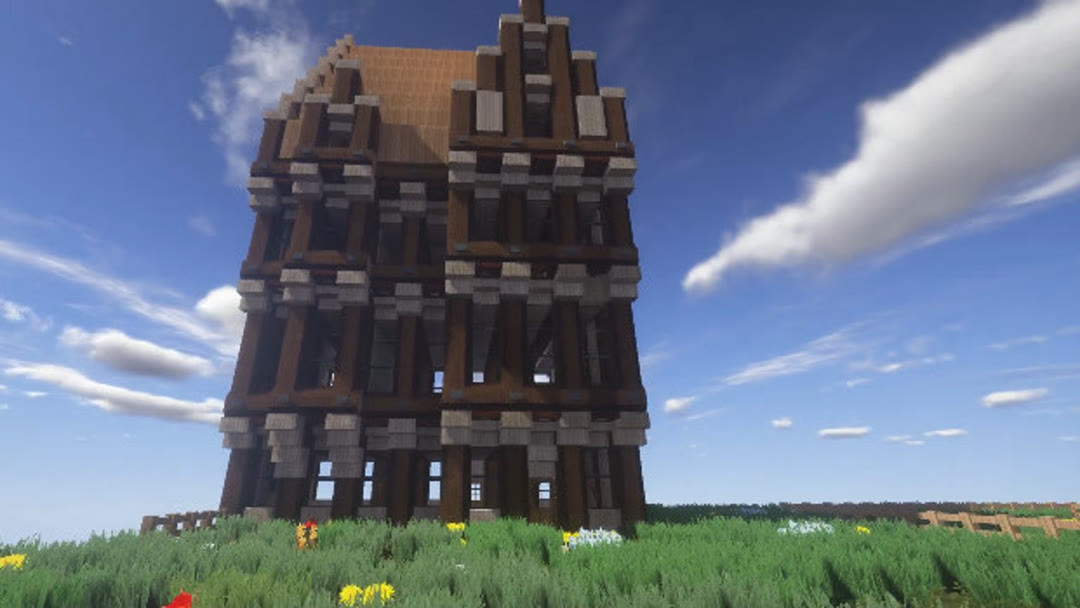 【沫奇】我的世界贝爷侏罗纪EP7 豪华木质别墅