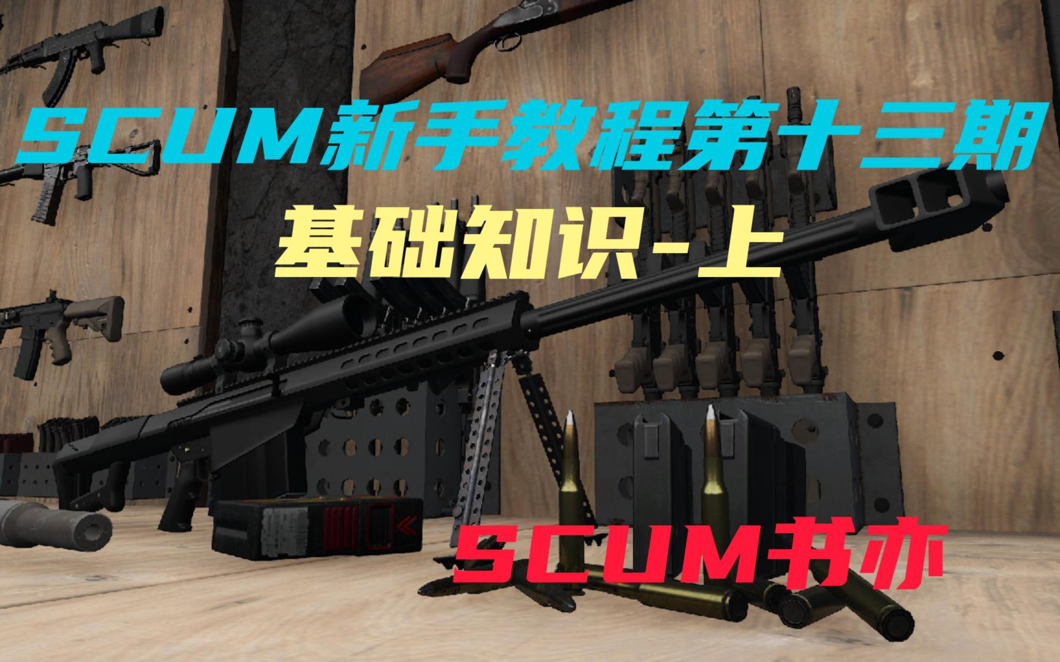 【SCUM教学】第十三期:萌新必须知道的基础知识!-上