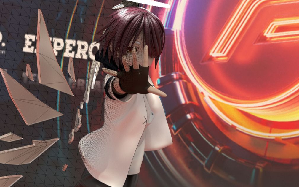 【明日方舟C4D/布料解算】能天使[A]ddiction