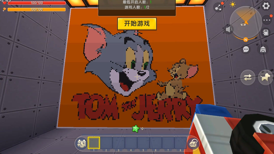 迷你世界:猫和老鼠第一部解密逃脱实验室,这解密还敢再简单点吗