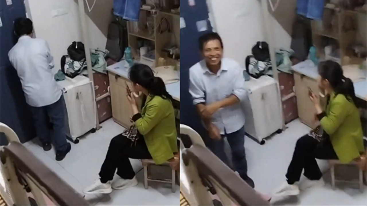 职业生涯滑铁卢!女生被锁寝室叫开锁,师傅开门后又将自己锁屋内