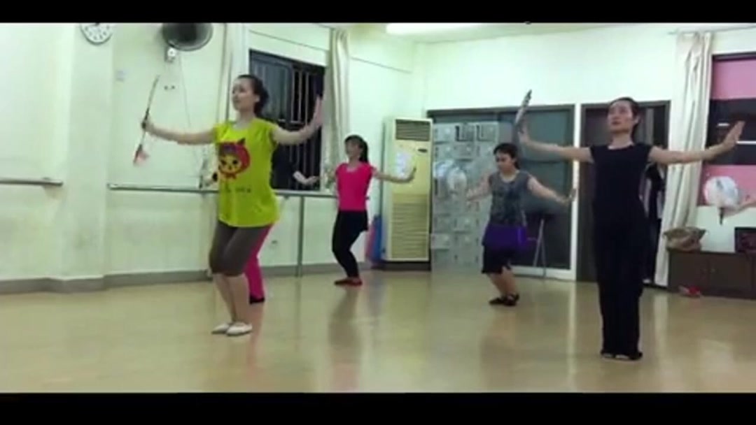 中国古典舞《美丽的神话》团扇舞教学