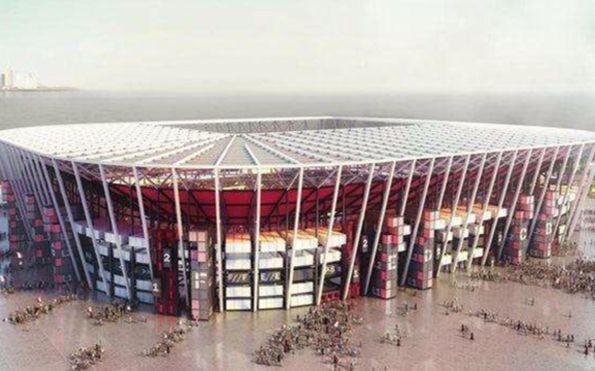 不可思议,世界杯卡塔尔将用集装箱,建造世界第一个可拆卸足球场