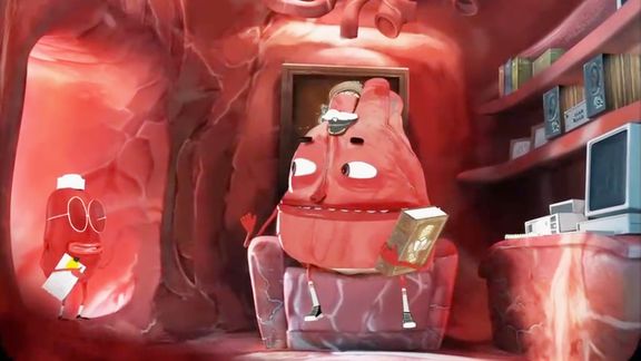 动漫《勇敢的心脏》原来每一个身体器官,都在为我们的健康而努力