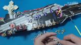3D立体拼图纸模型玩具 福特级航空母舰5-5 儿童手工DIY玩具 折纸王子...