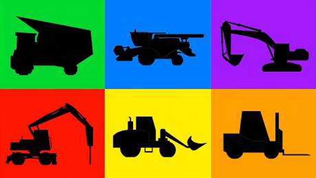 认识挖掘机,破碎机,铲车等工程车