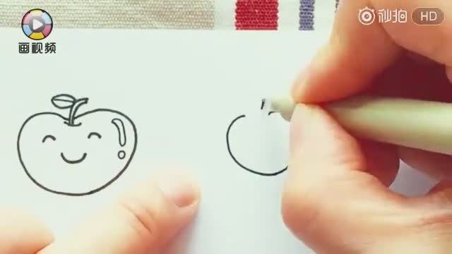 超简单、超萌的12种水果简笔画 绝对的哄娃神器