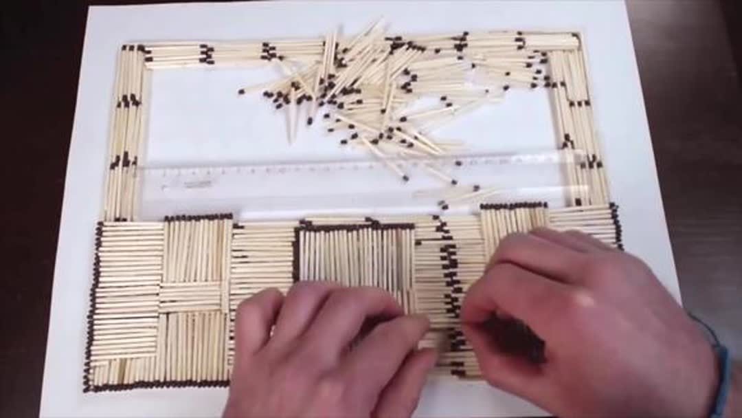 匈牙利小哥教你DIY制作,用火柴制作笔记本电脑,这想法太有趣了