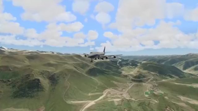 XPLANE11:想法有些疯狂!用波音747客机挑战降落九寨黄龙