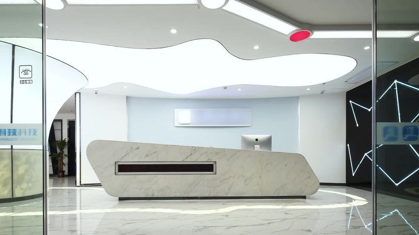 工装实景,让我们来看一下高科技公司的办公环境吧#办公室装修