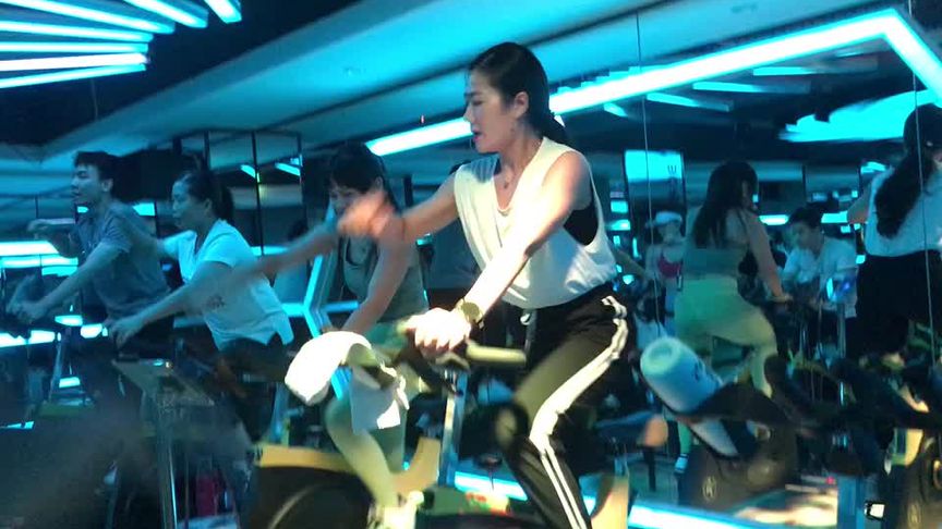 #健身 #动感单车 #花式动感单车