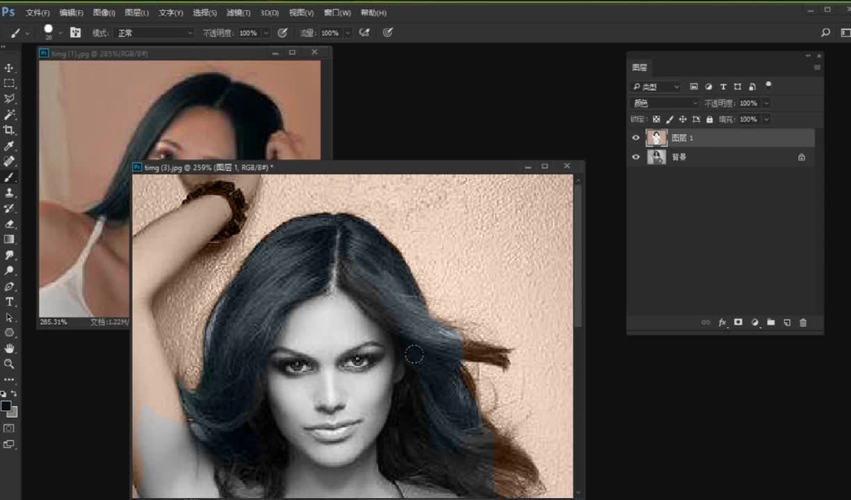 ps自学教程 ps给黑白照片上色 调色课程 你不知道的操作