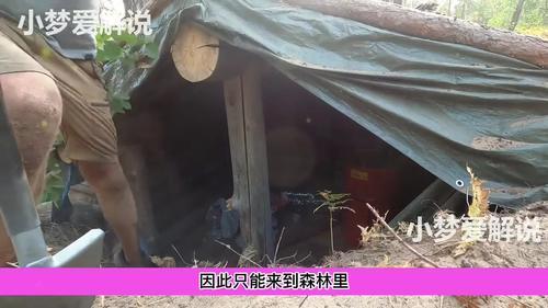 小伙独自到森林建小木屋,这里和家一样温暖